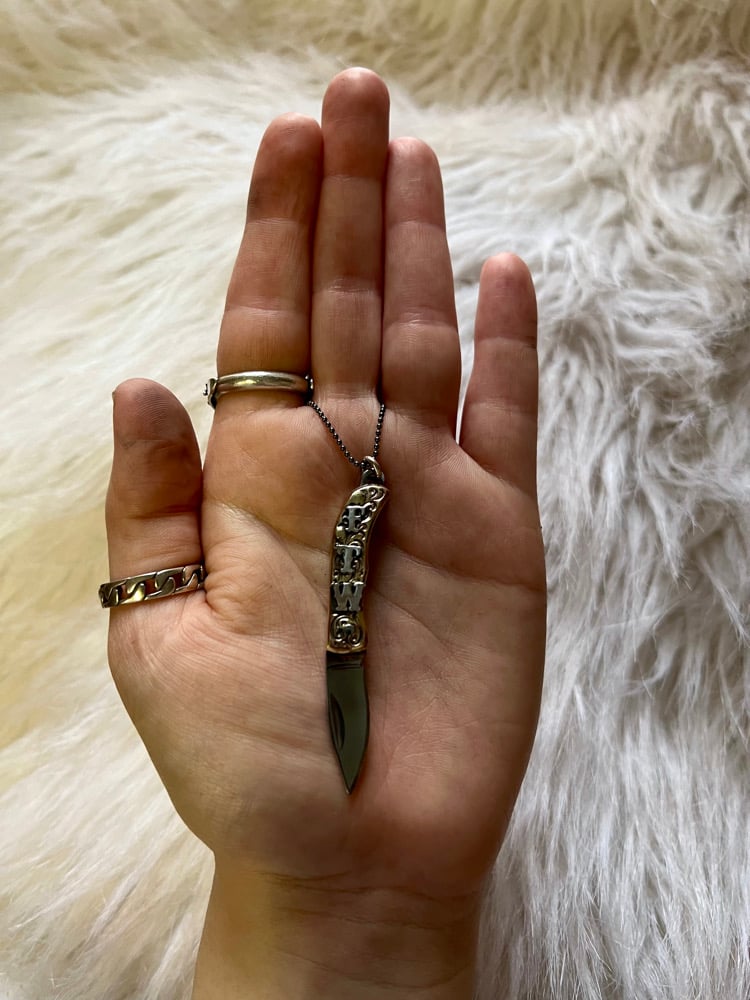 Bad Companion Silver — FTW Knife Pendant
