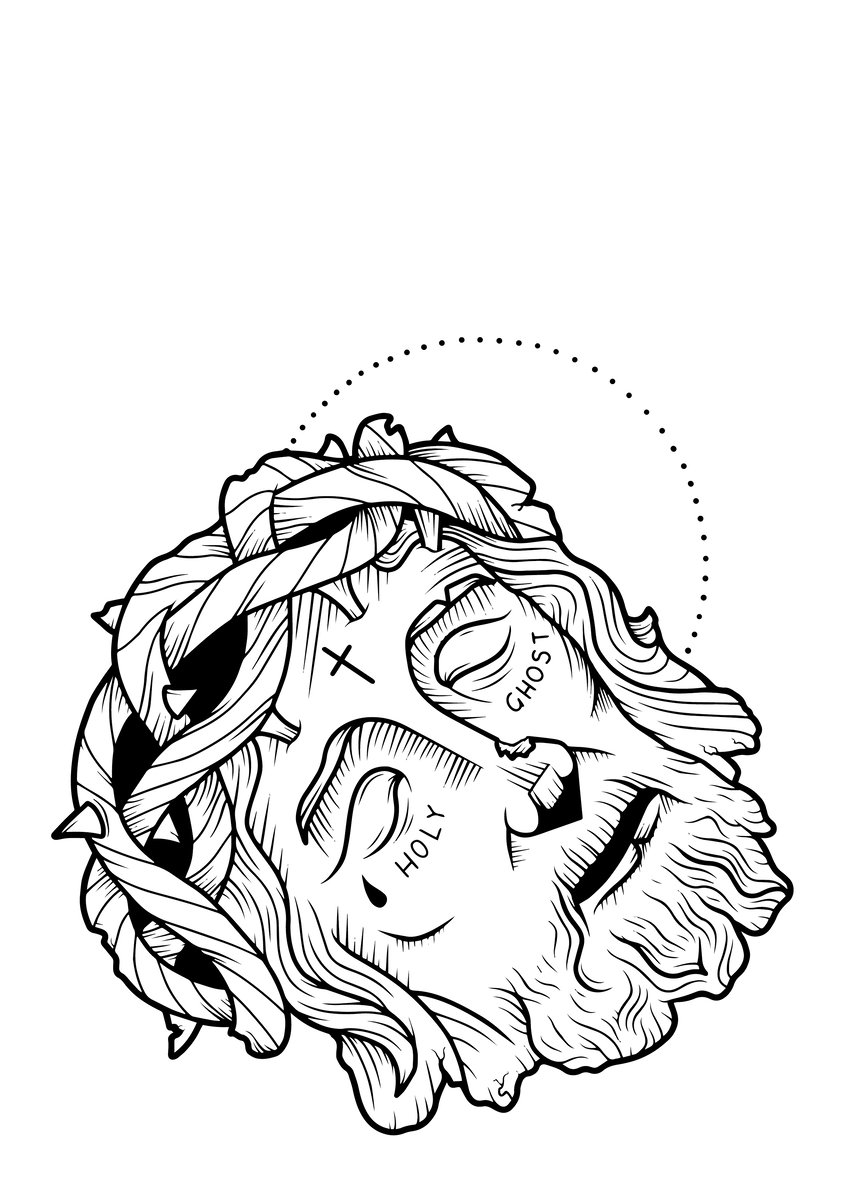 Holy Ghost - A4 Print | Adam Willett
