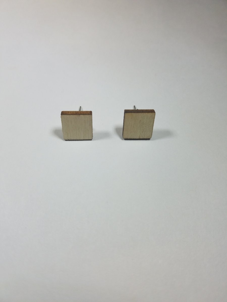 Small Square Stud | Naturally Unique By SOS