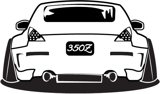 Nissan 350z Vinyl Sticker | Tuner Kreationz