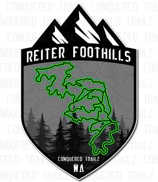 "Reiter Foothills" Trail Badge / Conquered Trailz