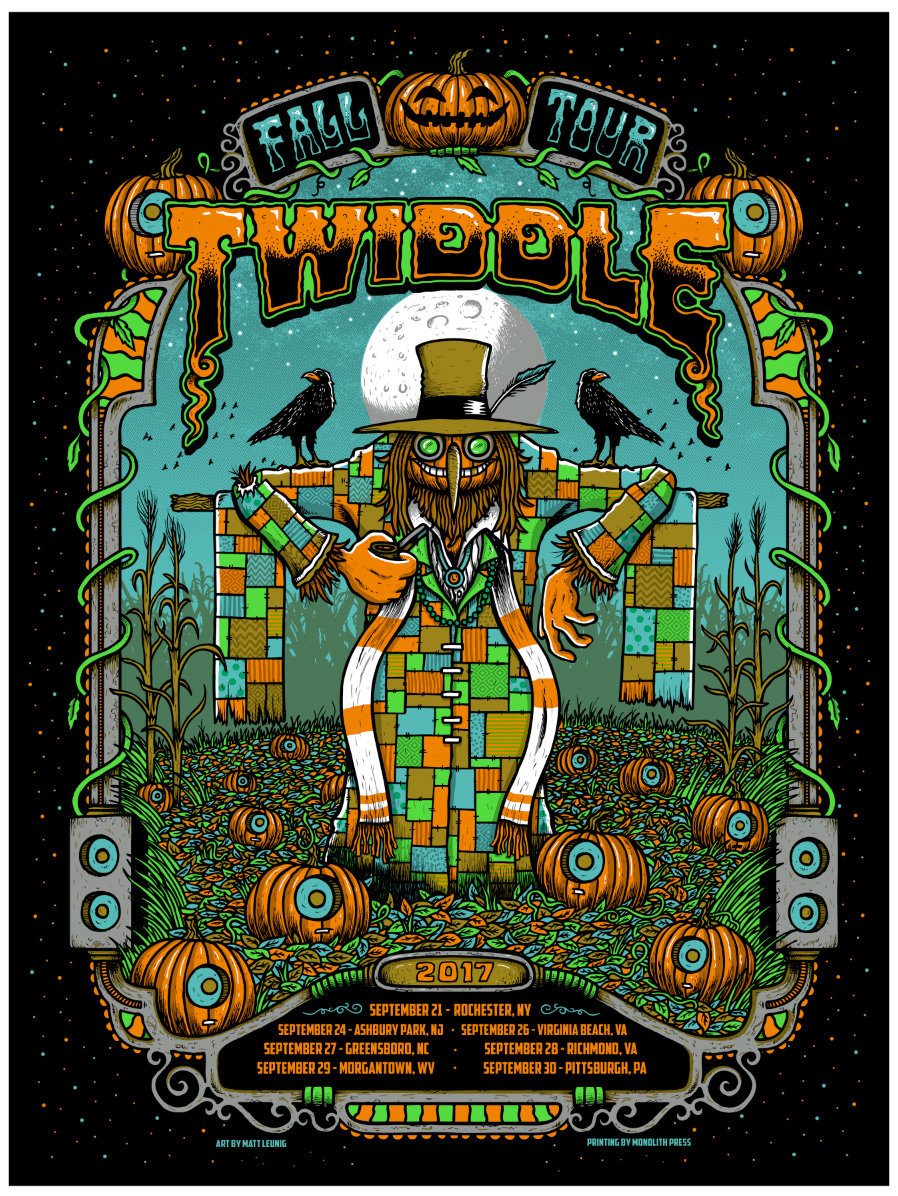 TWIDDLE - Fall Tour - 2017 & variants | Scraped Knee - The Art of Matt ...