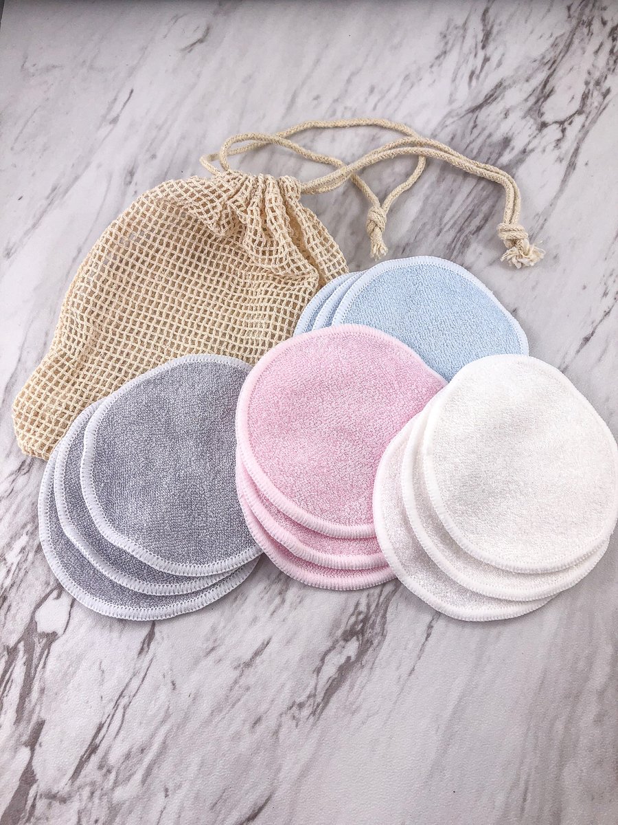 Bamboo Eco Facial Pads | Pink Huny