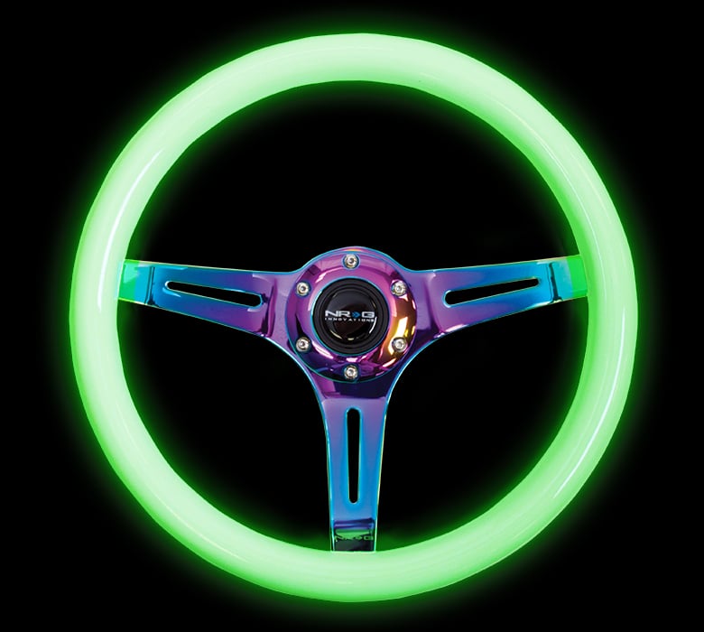 NRG Glow in the Dark Wheel - Neo Chrome | EFparts.com