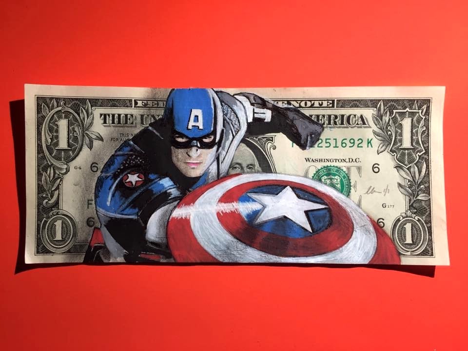 Artist Chris Boyle official store — The captain Money Art