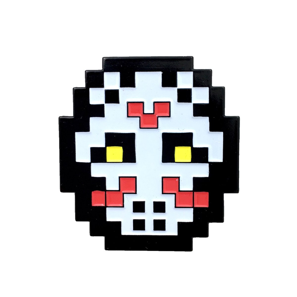 8-bit Hockey Mask WHITE (Enamel Pin) | Psychodelic Company