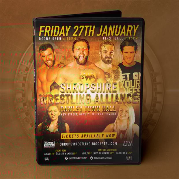 SWA: Rebirth DVD | Shropshire Wrestling Alliance