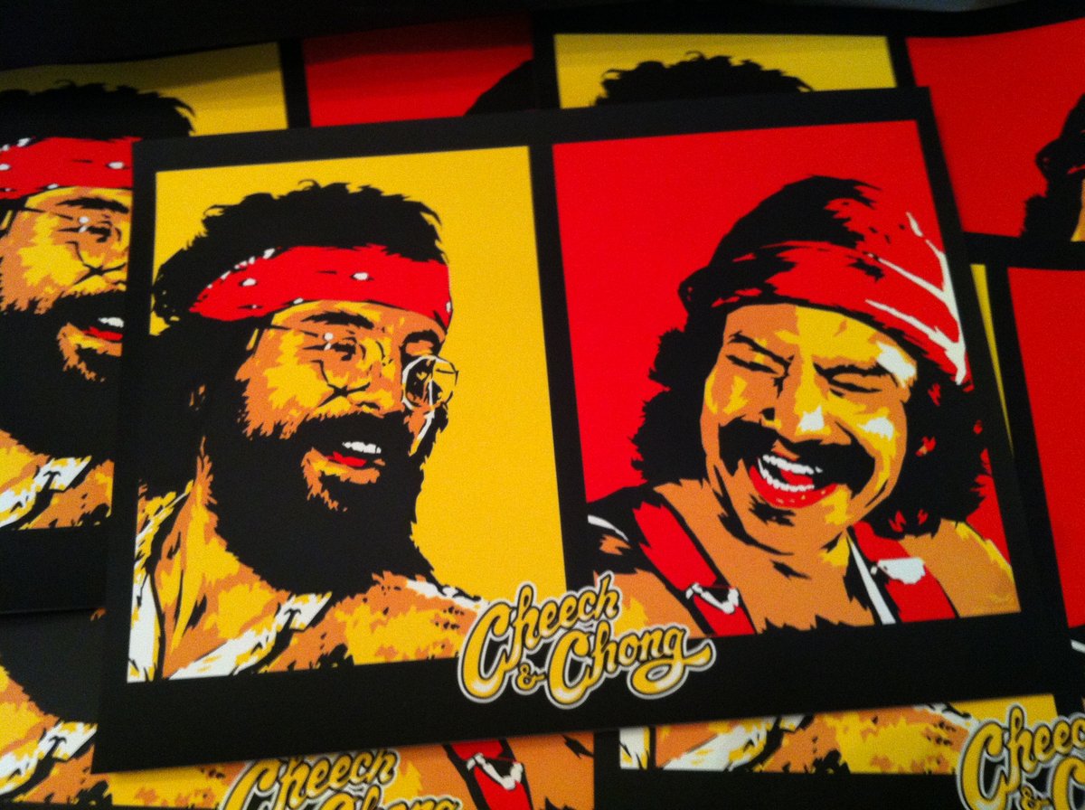 Cheech & Chong - Official merch and tour poster | Billy Perkins