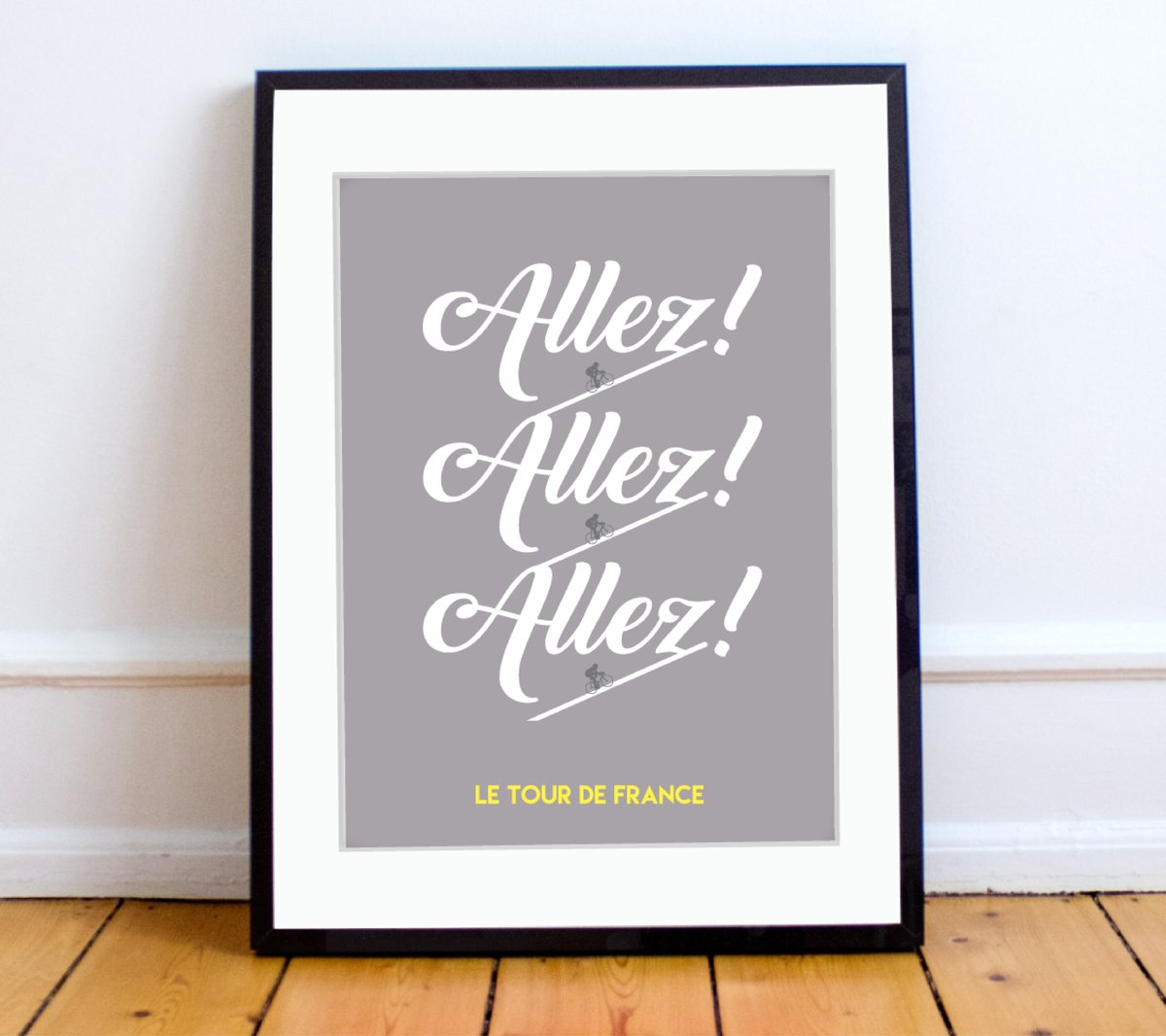 Allez Allez Allez! print A4 | Pedalare shop