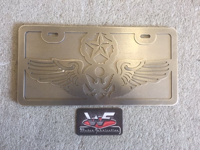 License Plate - US Air Force Chief Enlisted Aircrew Wings | Winter Fab ...