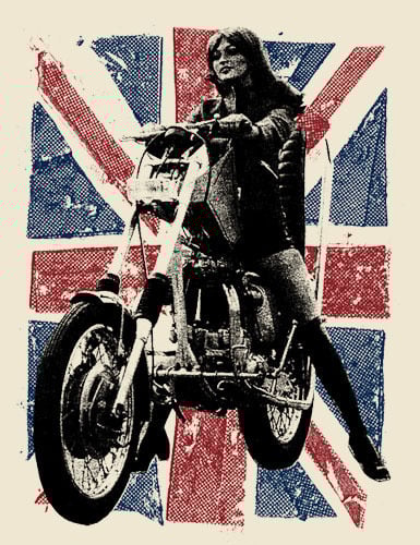 Tugboat Studios — British Girl Triumph Print