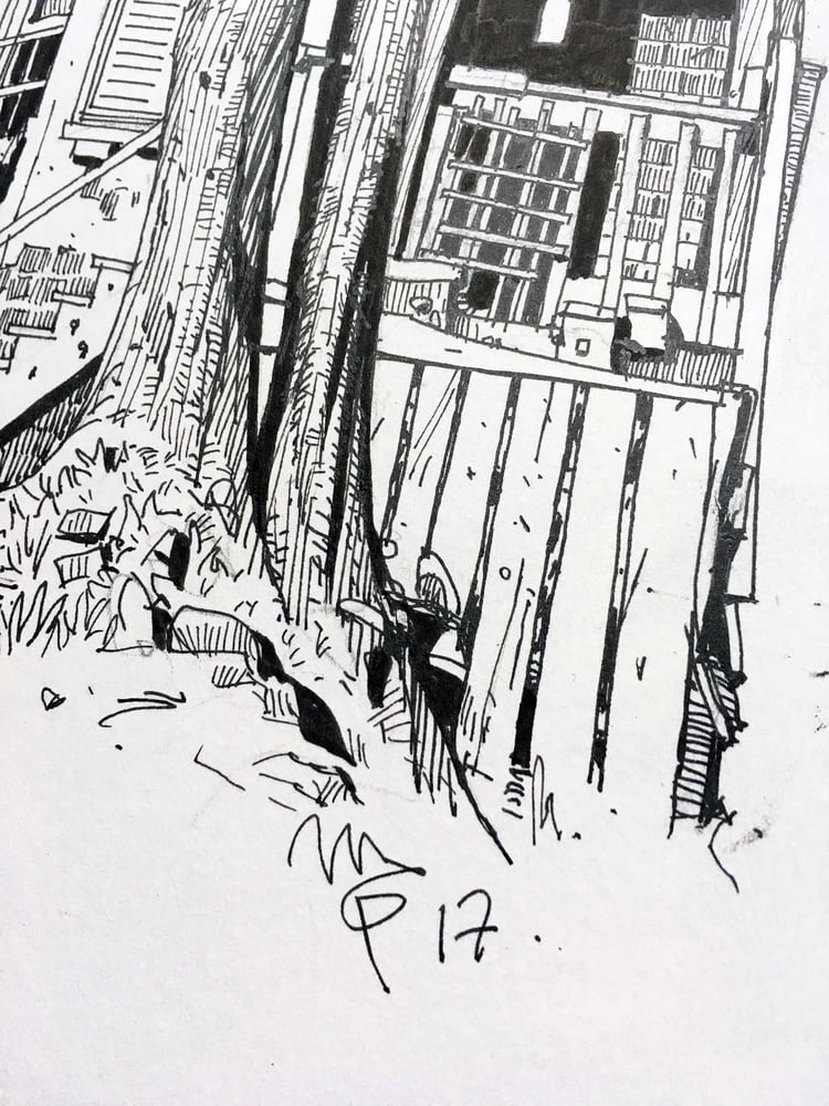 Haunted House Series no. 5 (Inktober 2017) | Ian McQue