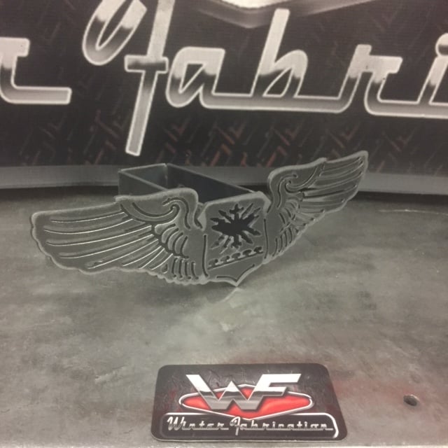 US Air Force Navigator Wings Hitch Cover | Winter Fab Online US Air Force Navigator Wings Hitch Cover | Winter Fab Online