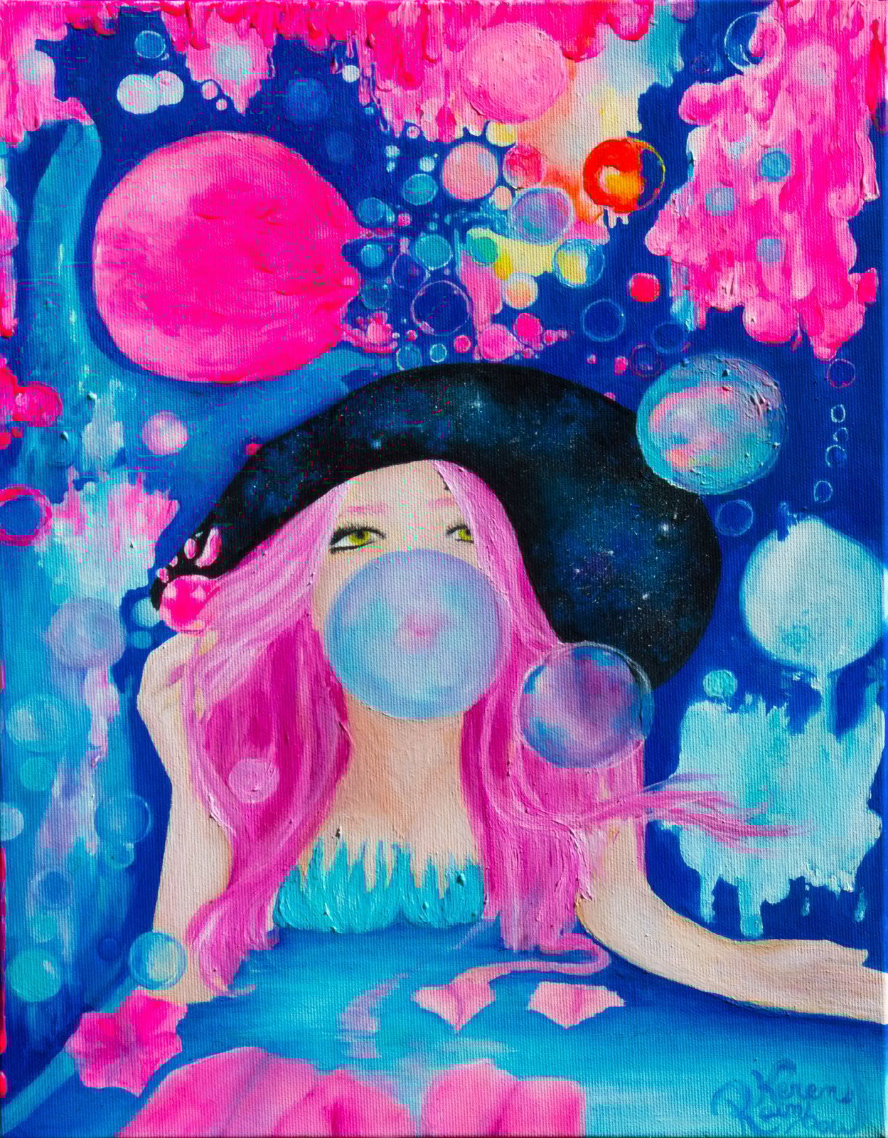 Blowing Bubbles, Blowing Colors / Keren Rainbow