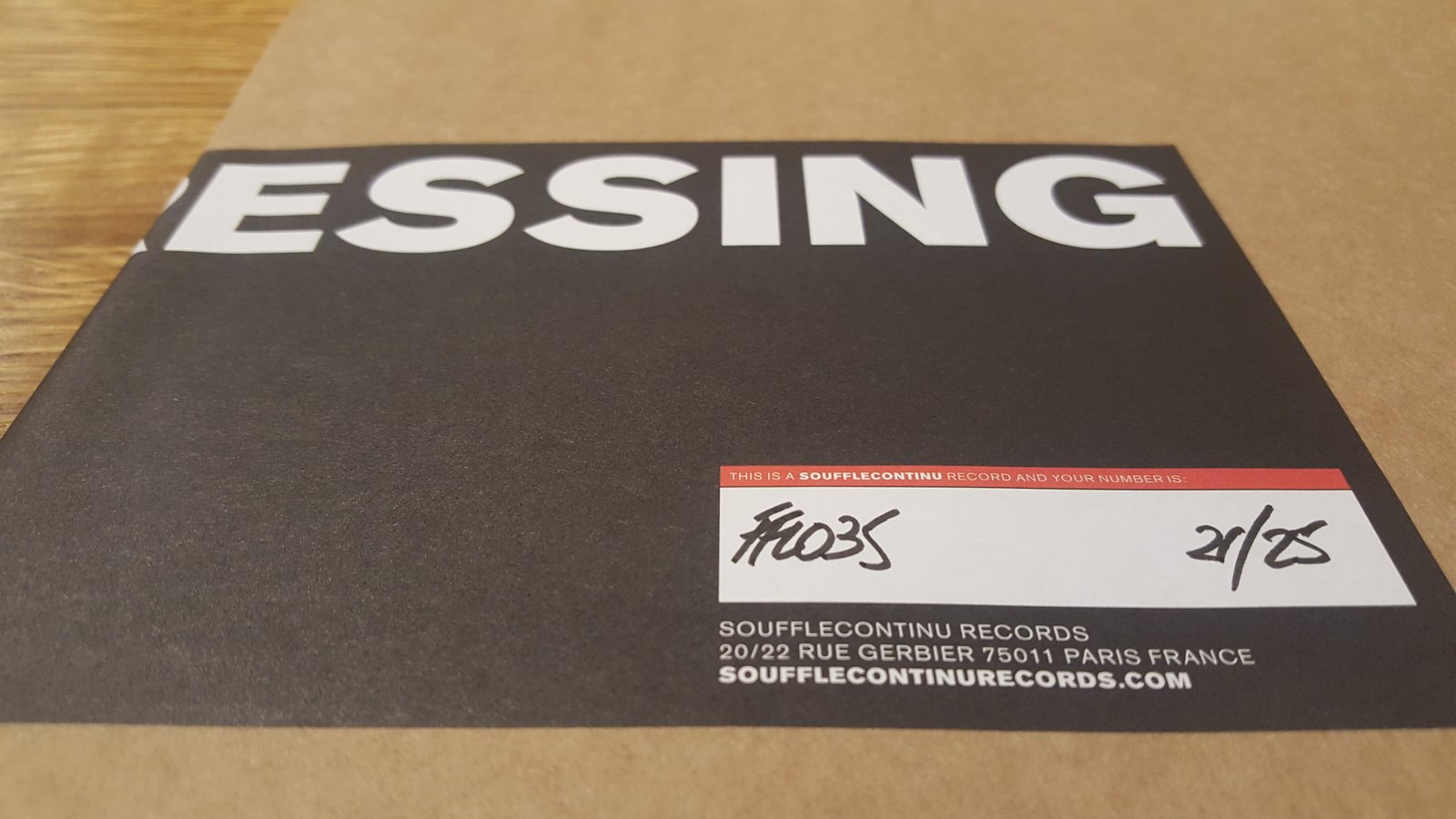 HELDON - Interface TEST PRESSING (FFL035TP) / SouffleContinu Records