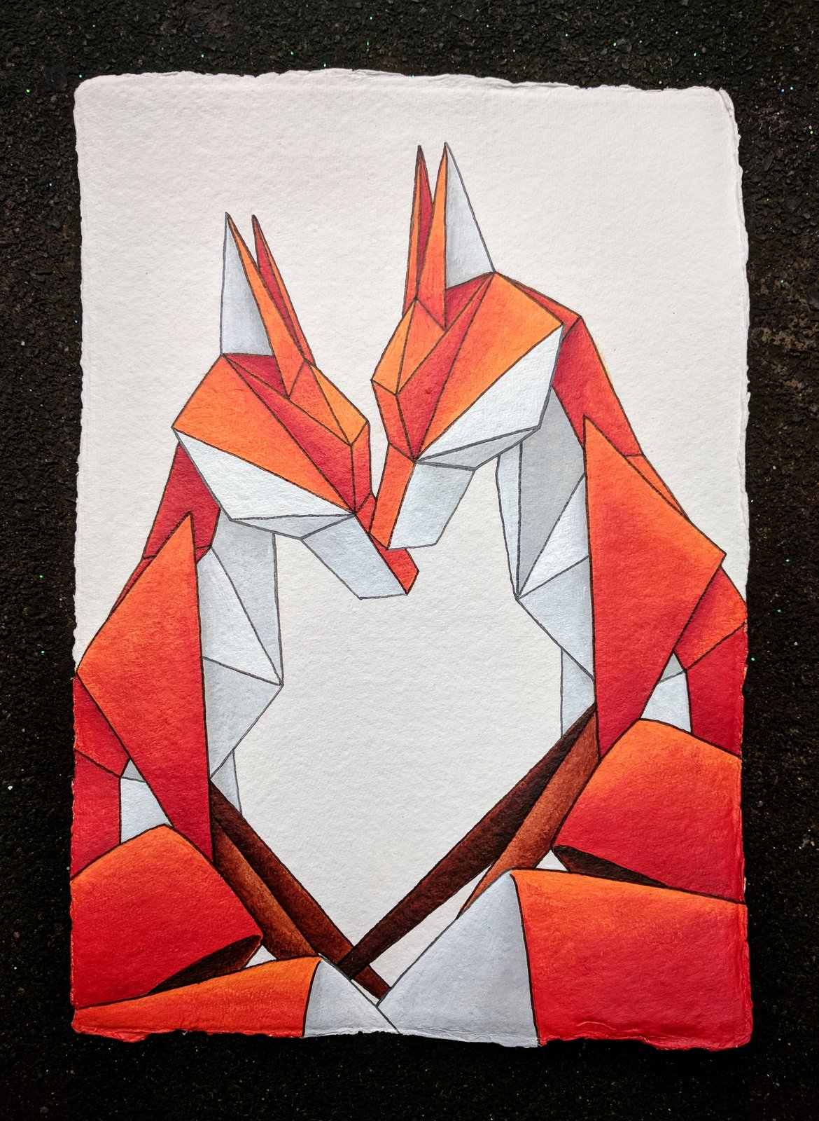 'Protector' original painting / ANNATOMIX