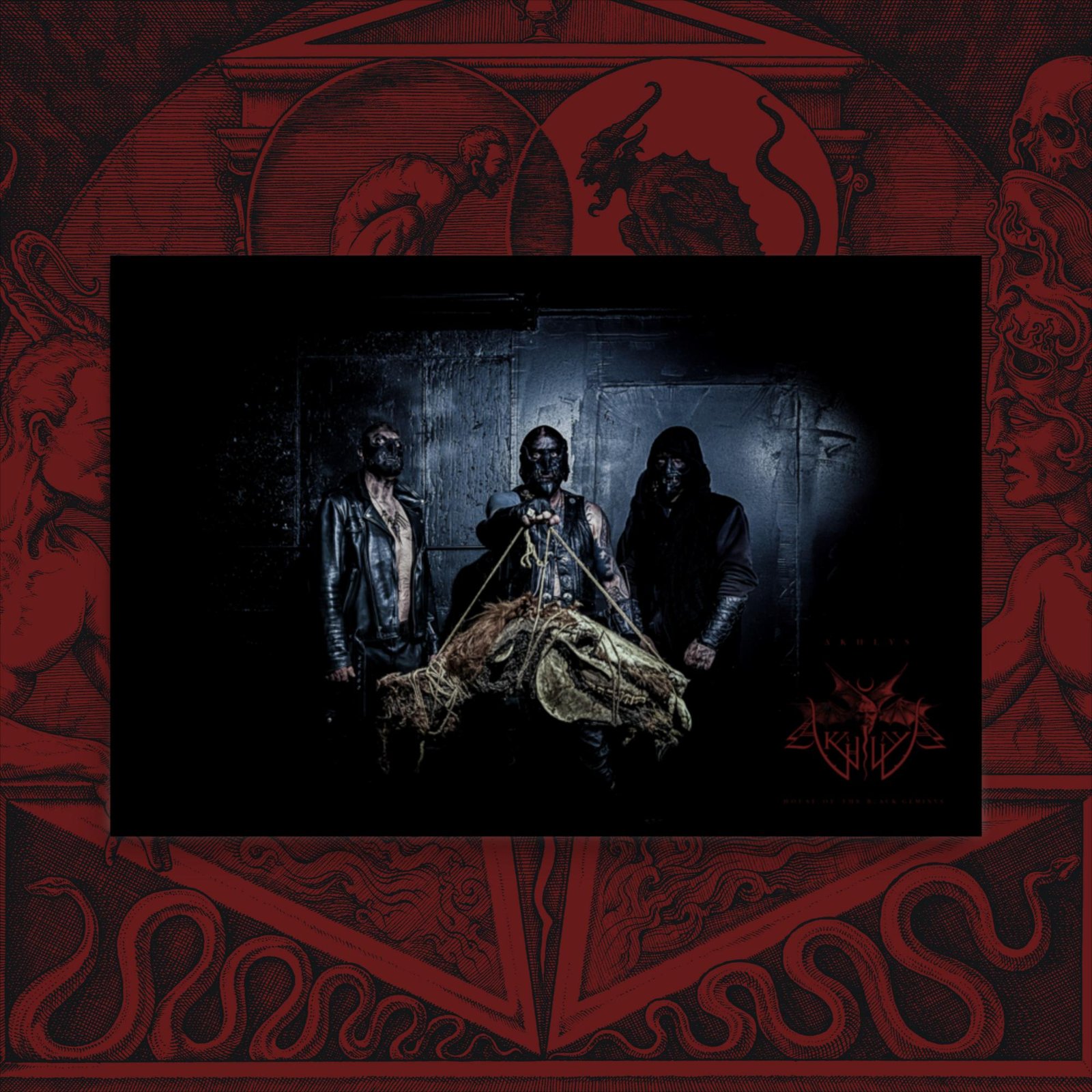 AKHLYS - HOUSE OF THE BLACK GEMINUS - LARGE WALL POSTER | NoxialMerch