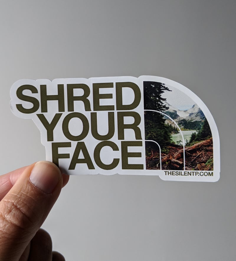 Shred Your Face (brown) | TheSilentP