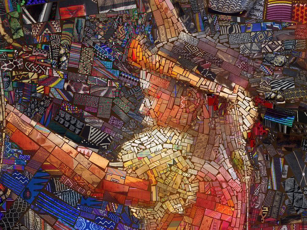 The African Bricks A Zulu Warrior Limited Edition Fine Art Prints