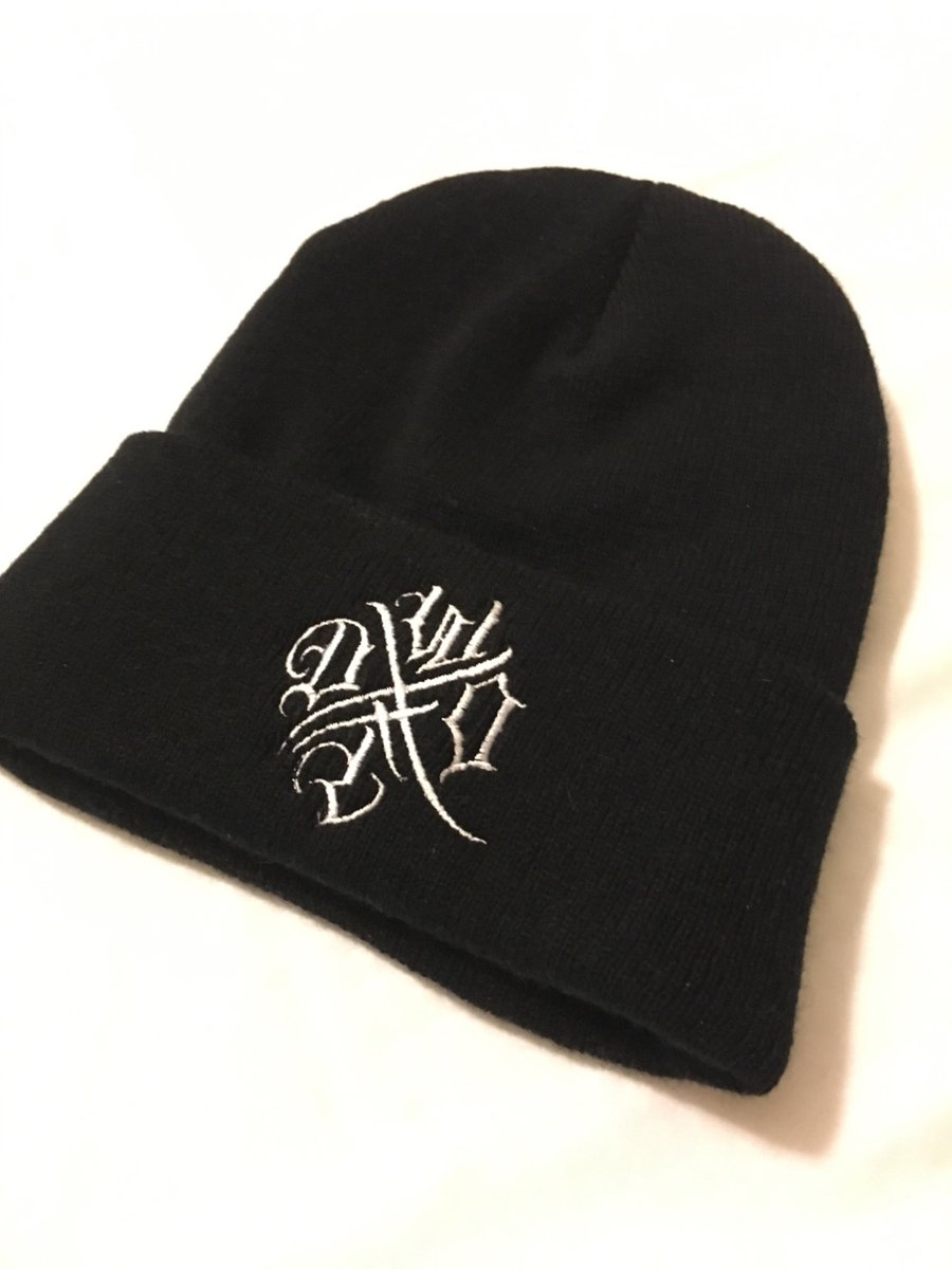 D_World_Of_Ink — Black DWO Ink Beanie