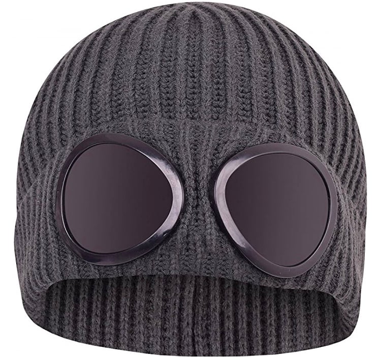 Goggle Beanie (Grey) | Outchea Clothing