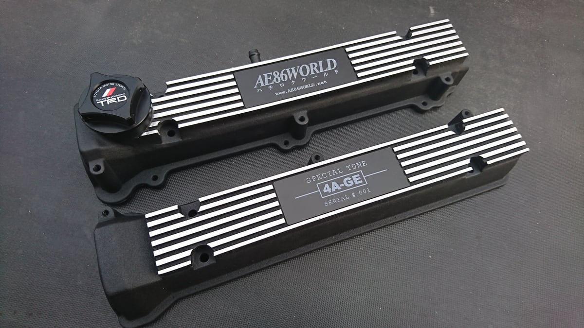 AE86 WORLD 4AGE Cam Covers / AE86 WORLD