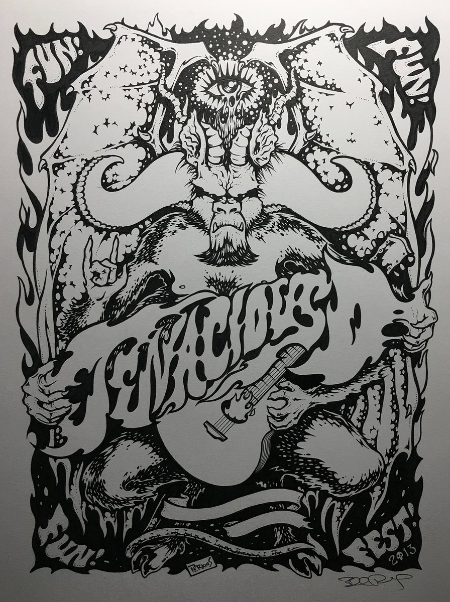 ORIGINAL INK - Tenacious D 2013 FFF Fest | Billy Perkins