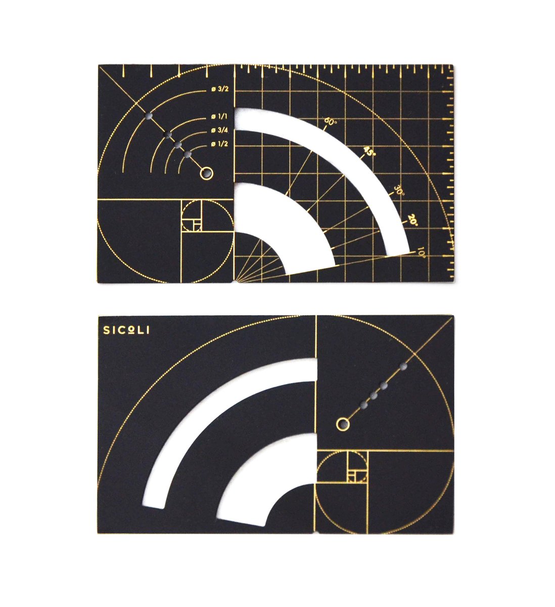 Sicoli Co. — Golden Ruler - Black & Brass