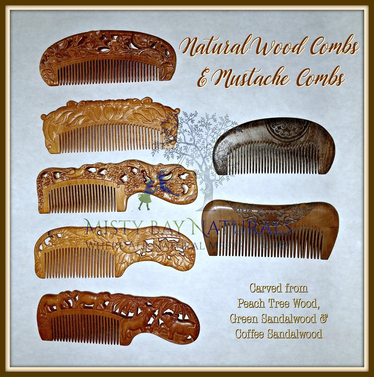 Misty Bay Naturals — Natural Wood Combs
