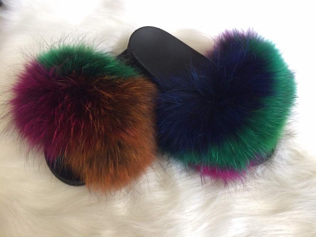 Multi Fur Slides / OhSewN2U