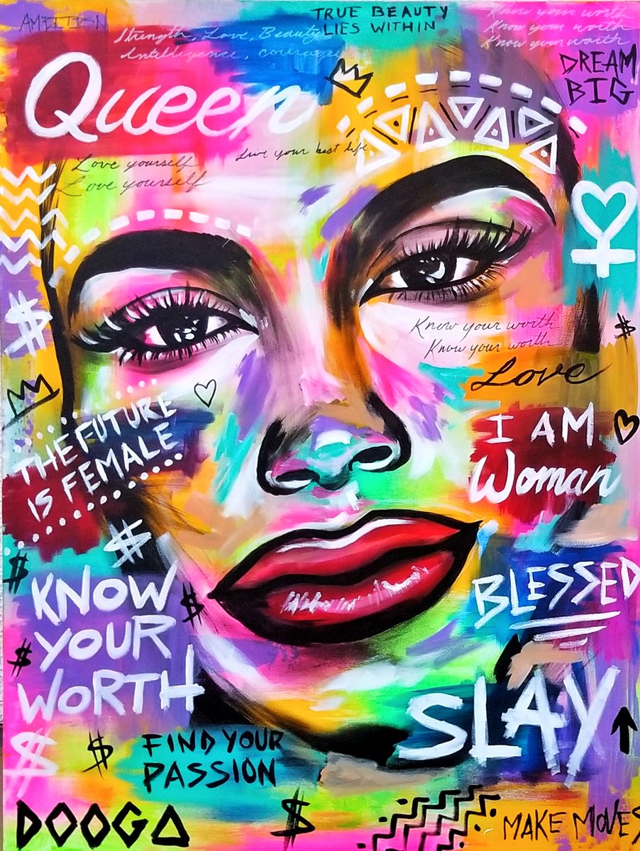 SLAY - Canvas Print | DOOGA ART LLC
