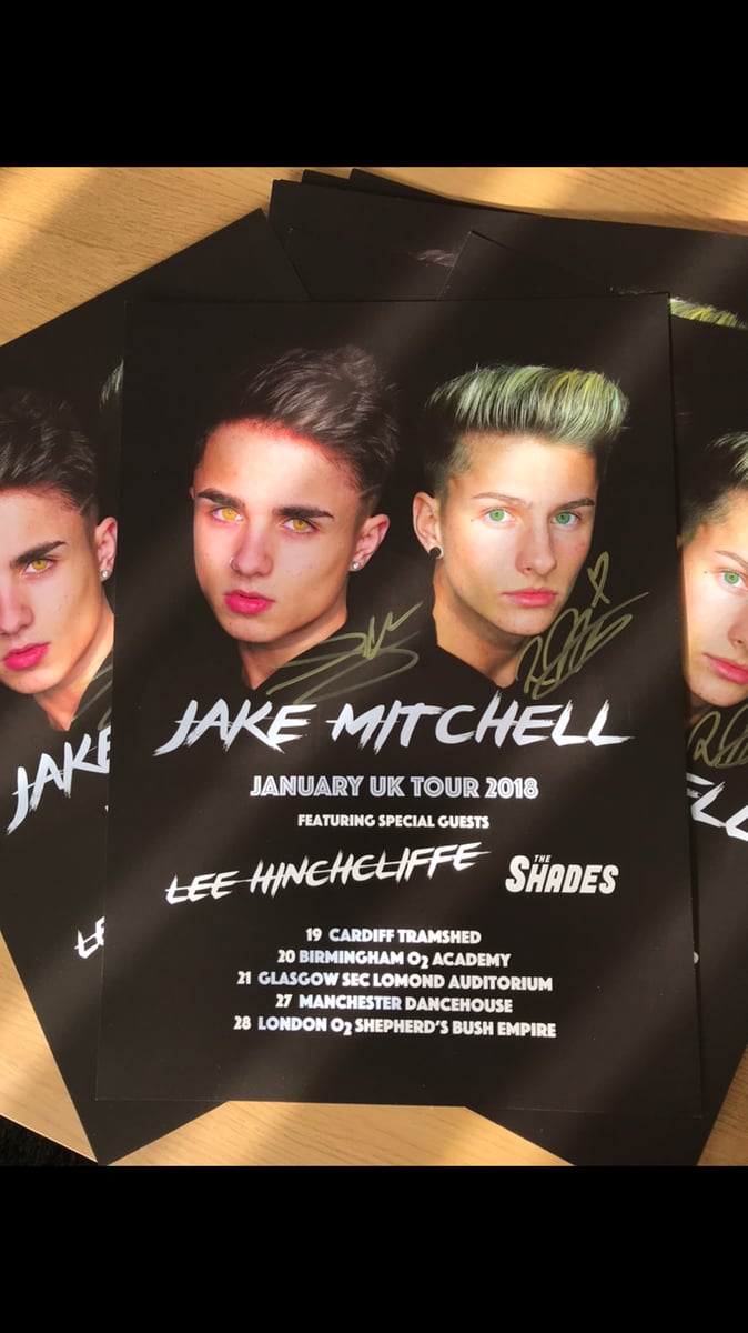 Official Jake Mitchell Tour poster | Jake Mitchell