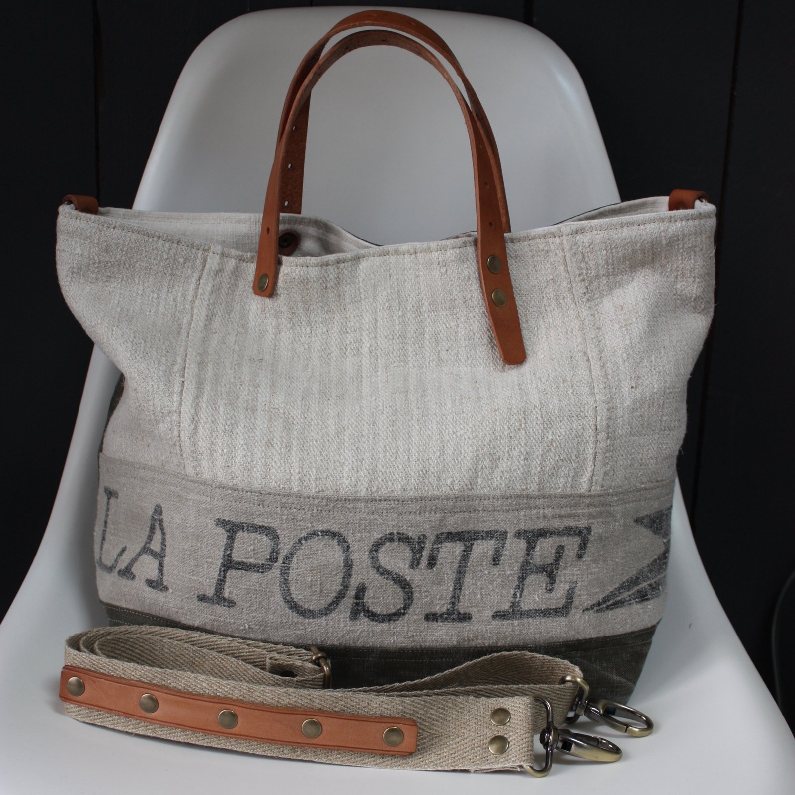 Sac poste & military. / Le Grenier de Ninon