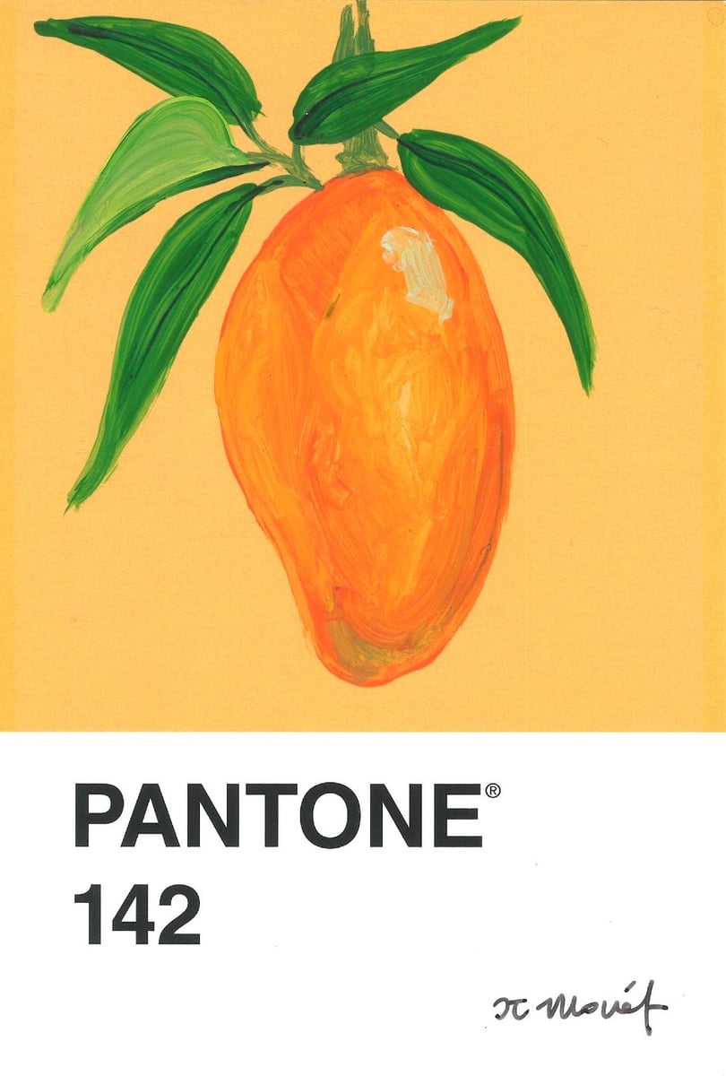 Mango Pantone | CJ MONET ART