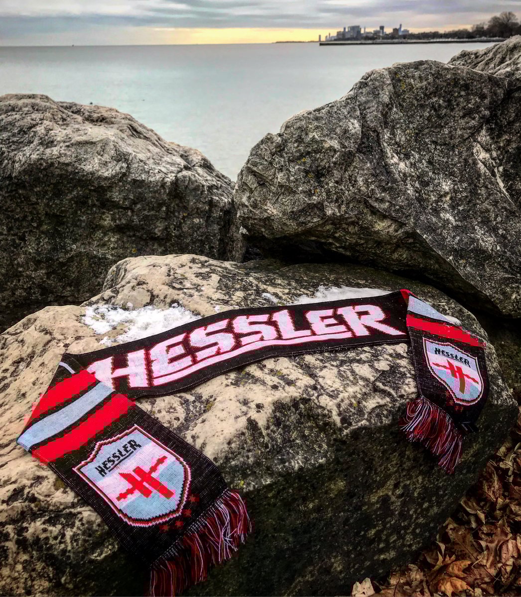HESSLER Fighter Pilot Scarf (Double Sided) / HESSLER