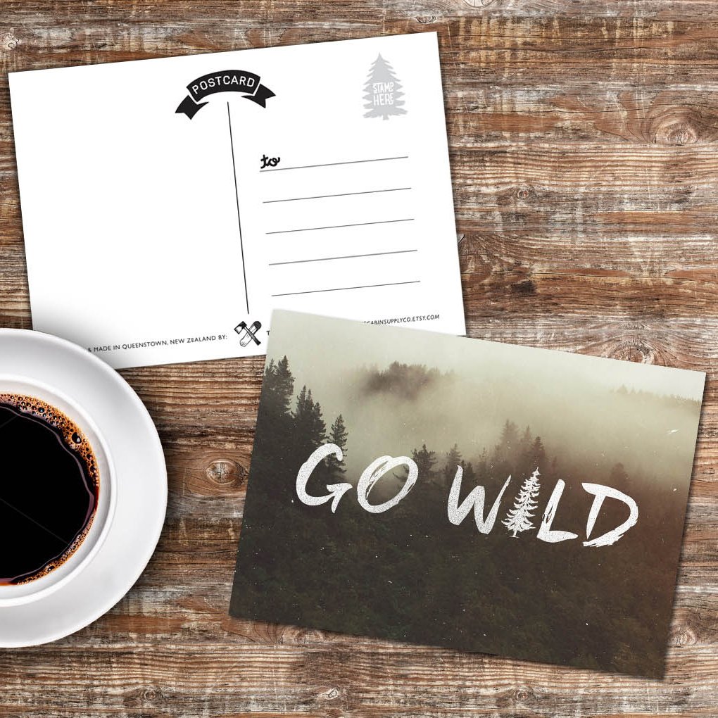 Adventure Postcards A6 | the cabin supply co