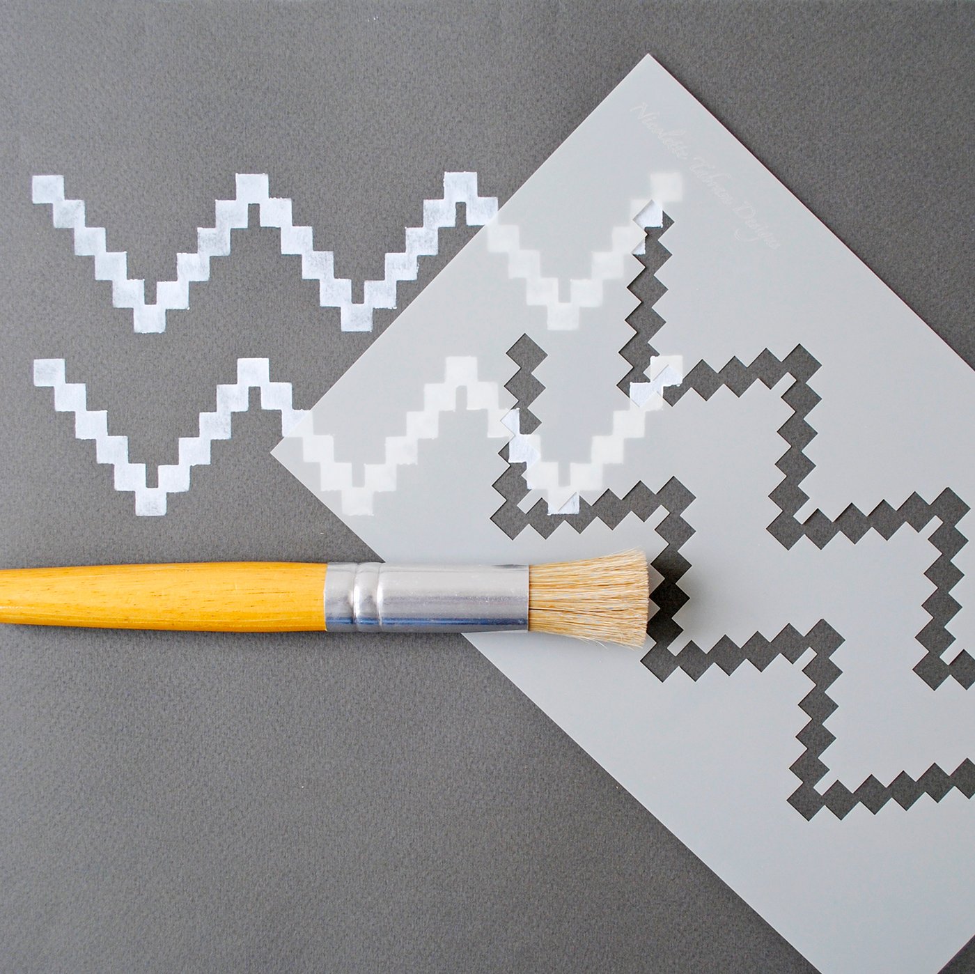 Chevron Stencil | Nicolette Tabram Stencils