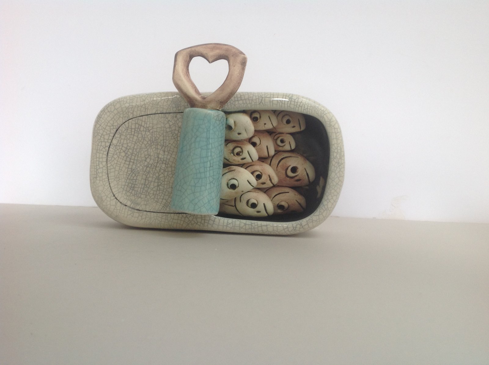 The Big Tin of Sardines / Fiona Bates Ceramics
