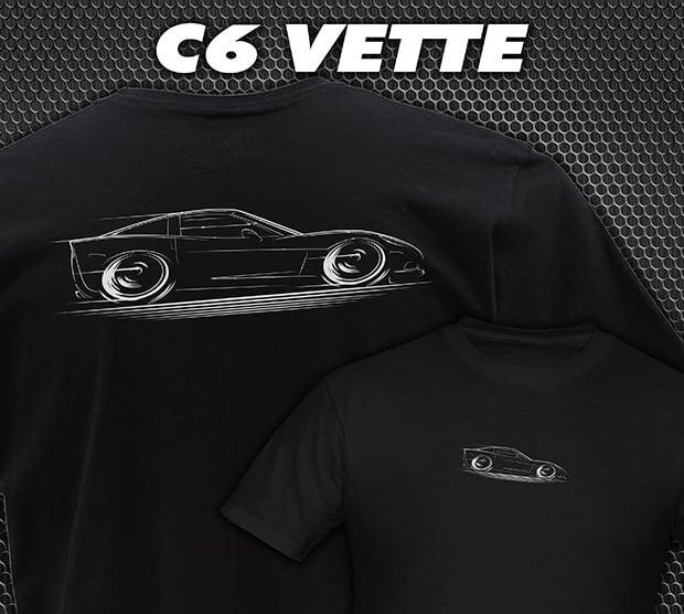 C6 'Vette T-Shirts Hoodies Banners | Rob Martin High Performance Design