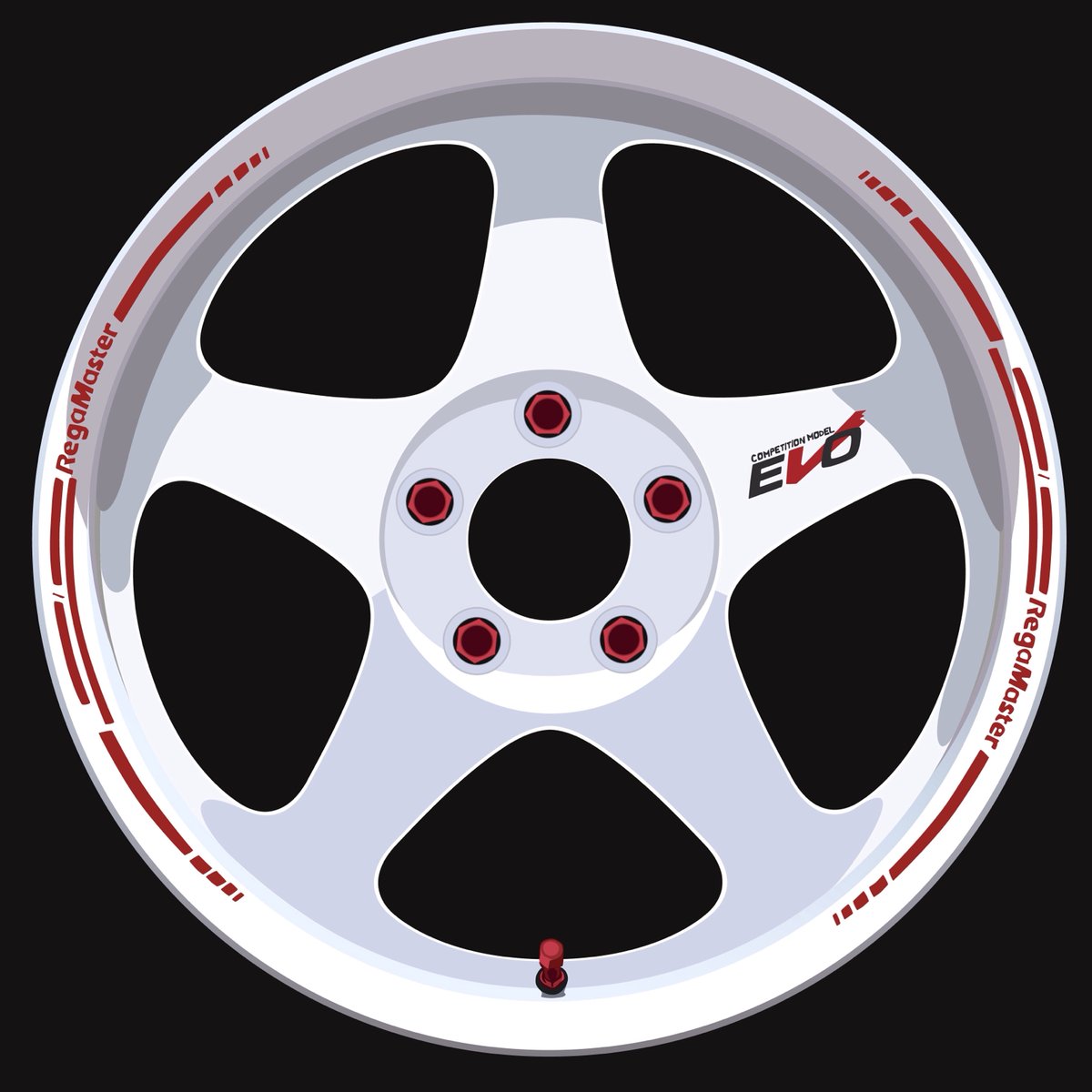 Regamaster Evo sticker | wheel stickers