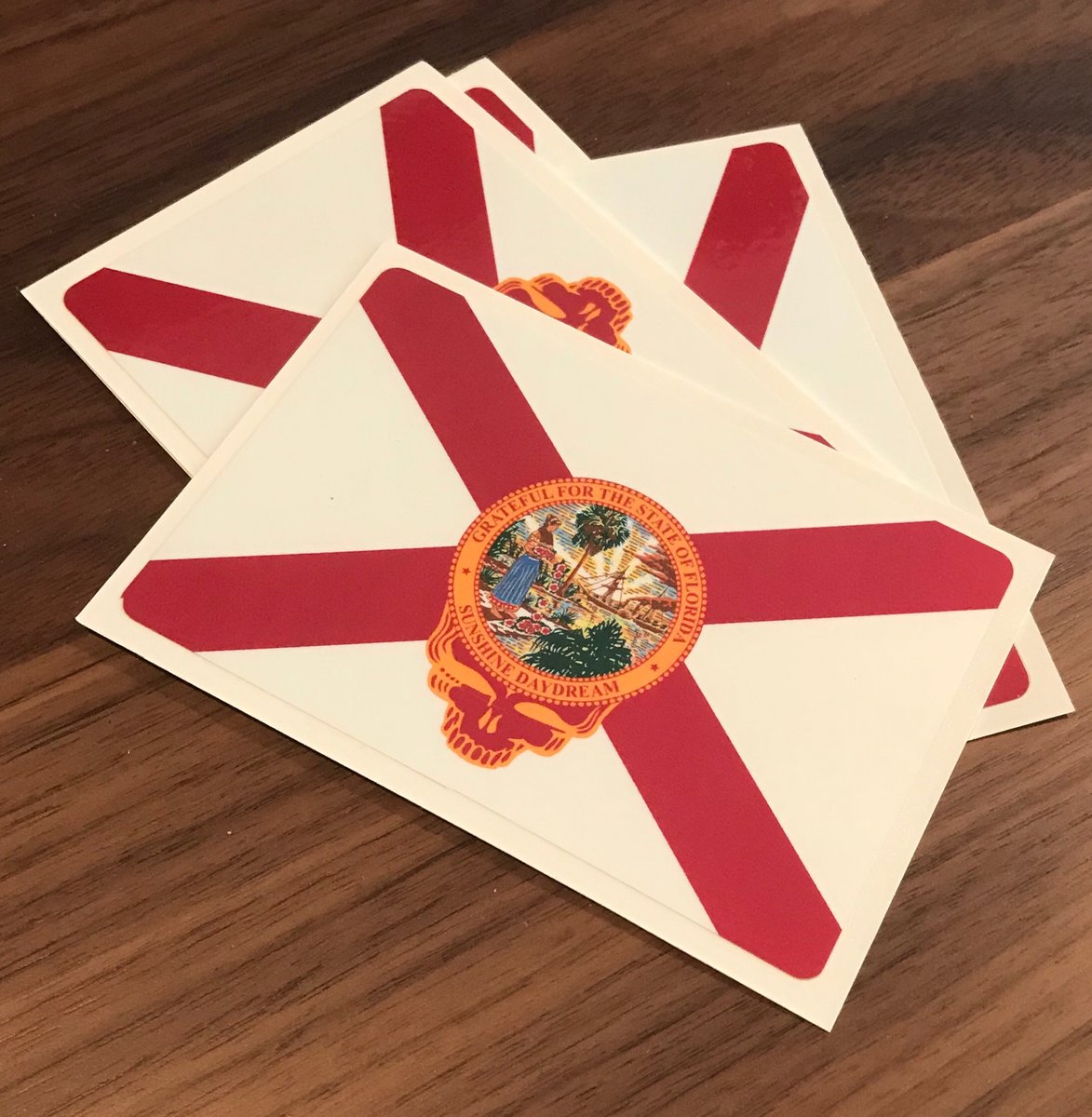 Florida Flag x Steal Your Face Sticker | @thewildernessgroup