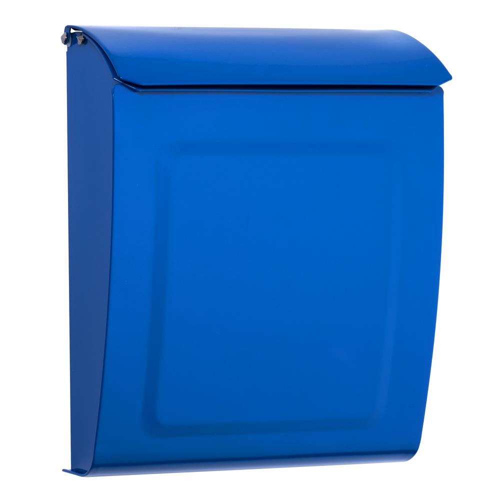Brilliant Blue Painted Locking or NonLocking Mailbox by TheBusBox ...