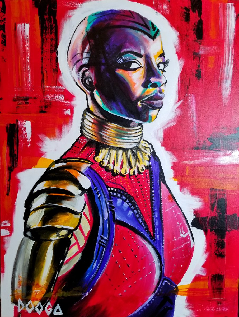 Okoye - Canvas Print | DOOGA ART LLC
