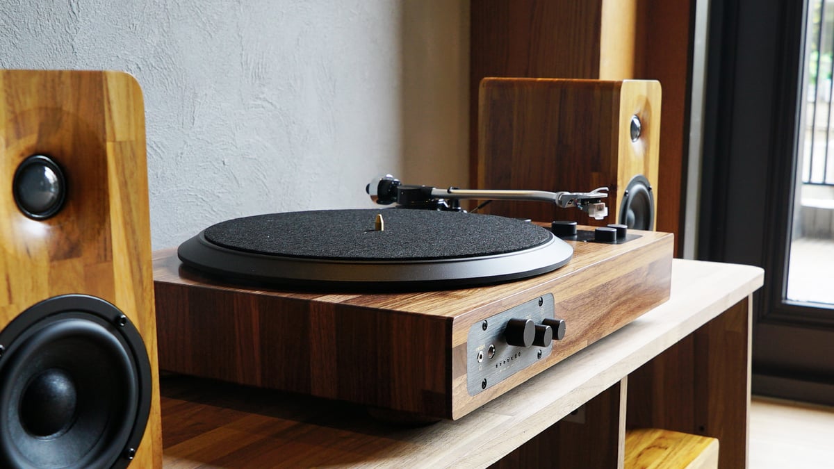 Minfort Audio — TT8 - The Best Wooden Multi-Functional Turntable Audio ...
