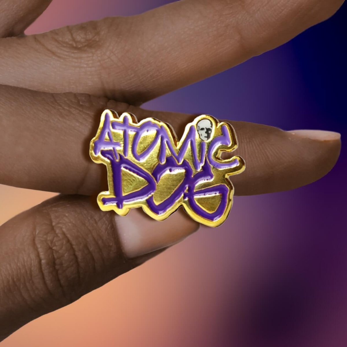 ATOMIC DOG LOGO PIN | pfunkpower