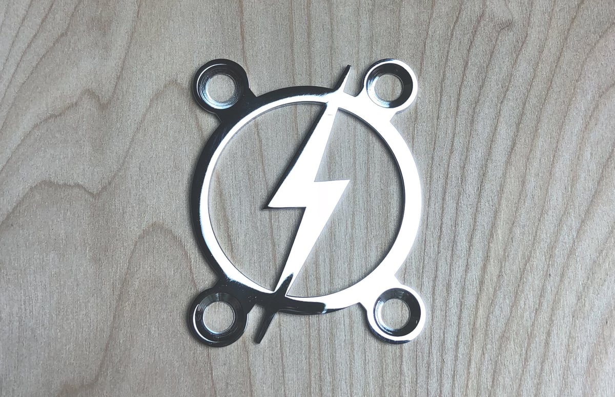 Bolt - Chrome | Icon Plates