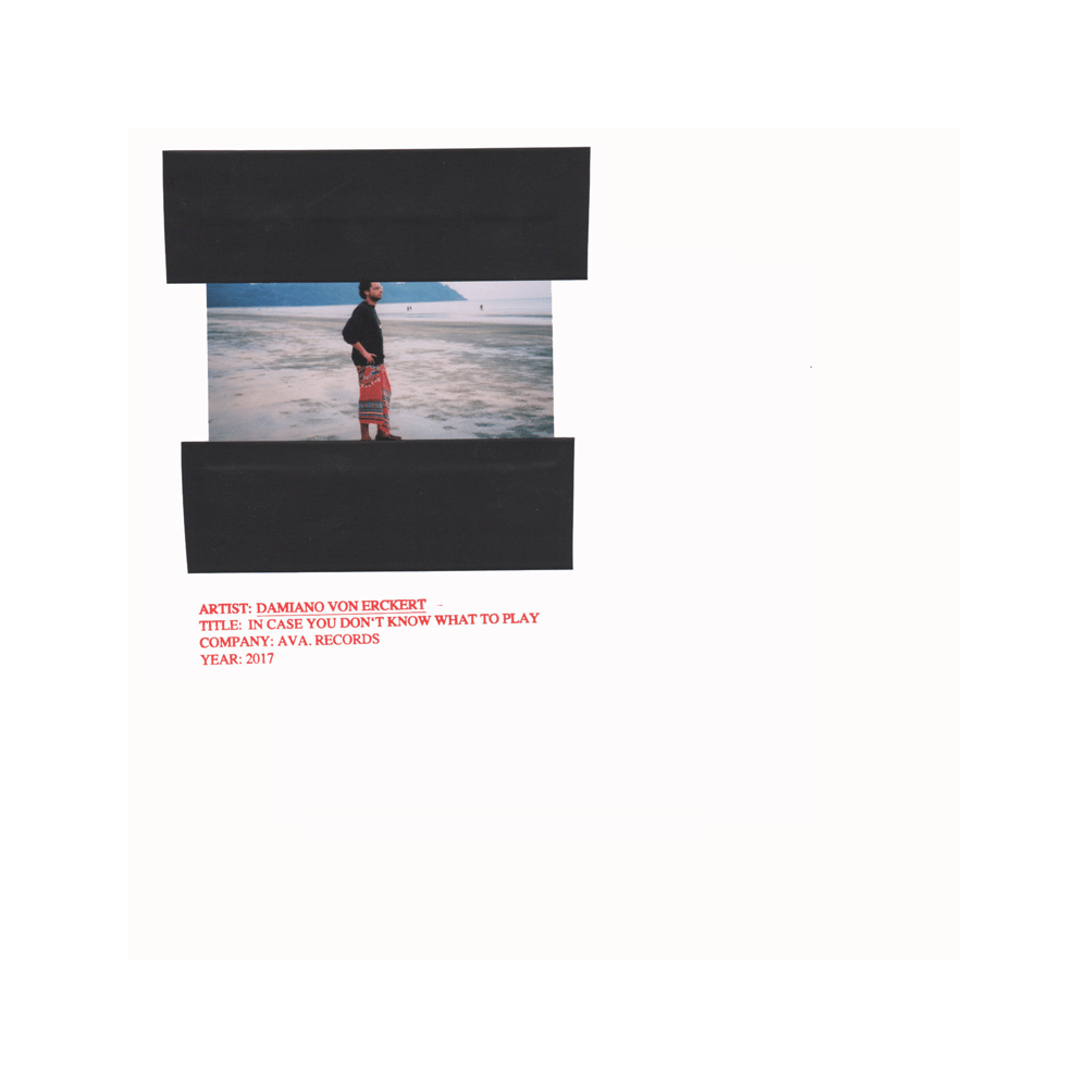 AVA. RECORDS — DAMIANO VON ERCKERT / IN CASE YOU DON'T KNOW WHAT TO ...