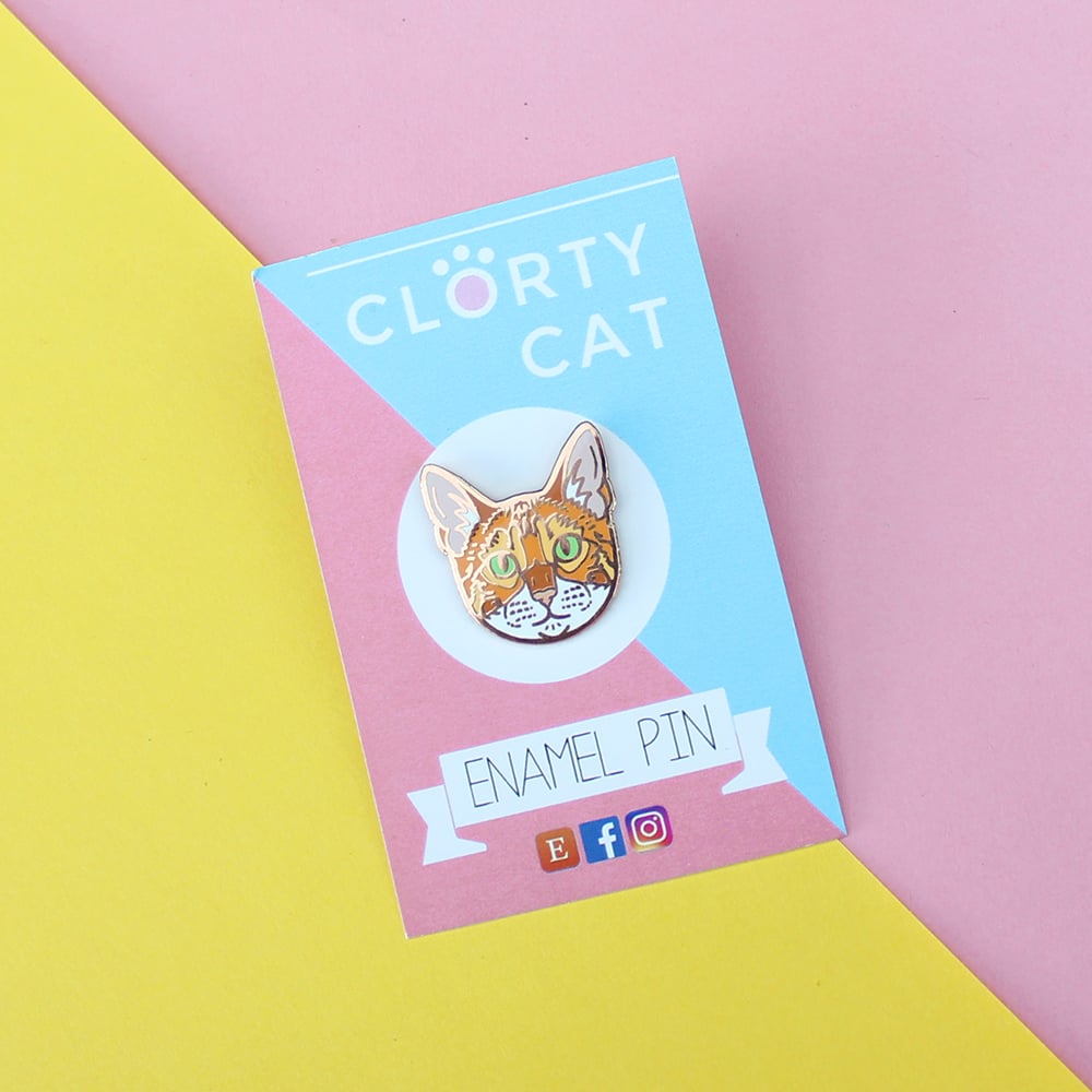 Bengal cat, hard enamel pin - rose gold plating - cat breed - cat pin ... Bengal cat, hard enamel pin - rose gold plating - cat breed - cat pin ...