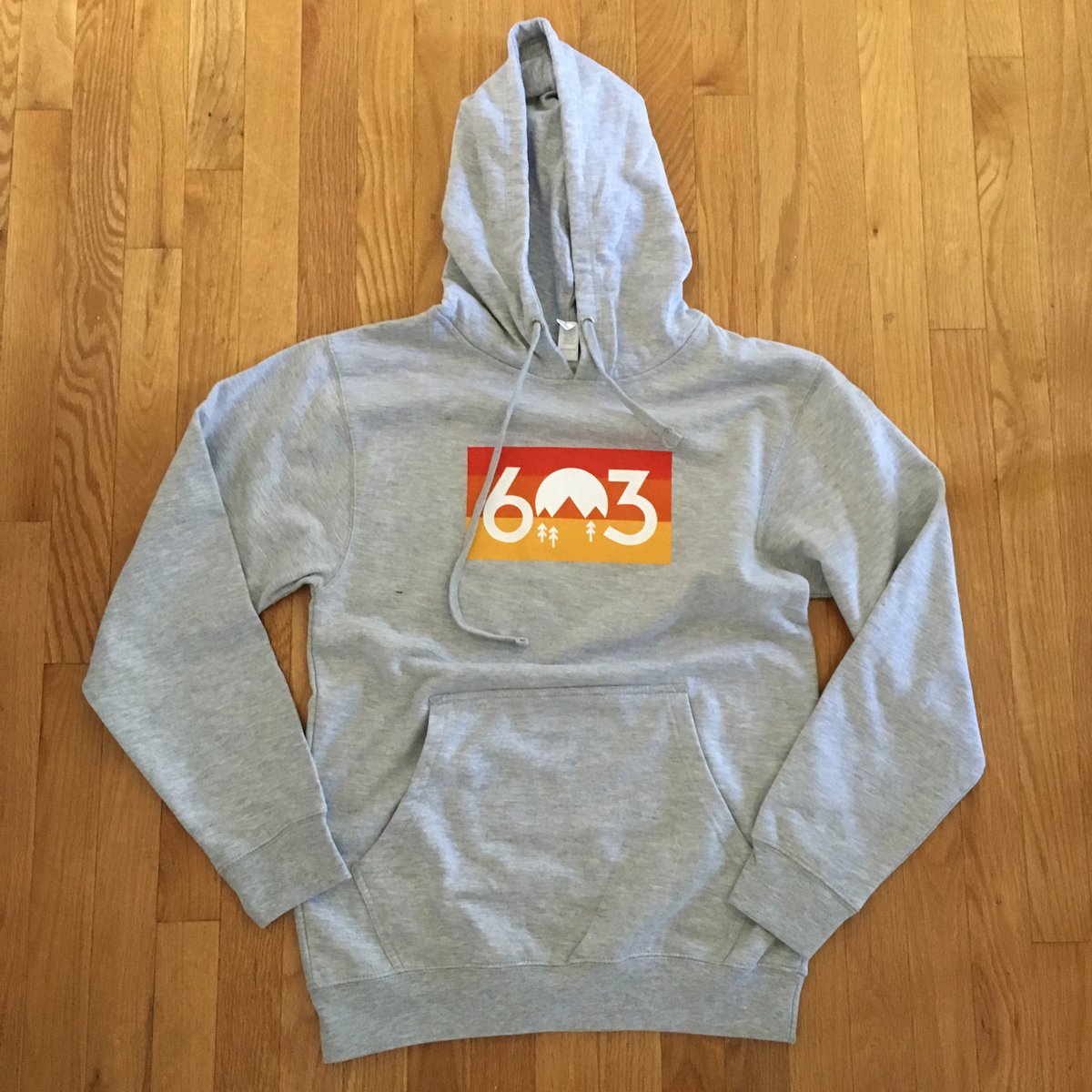 603 Sunset Logo Hoodie | New Hampshire Apparel