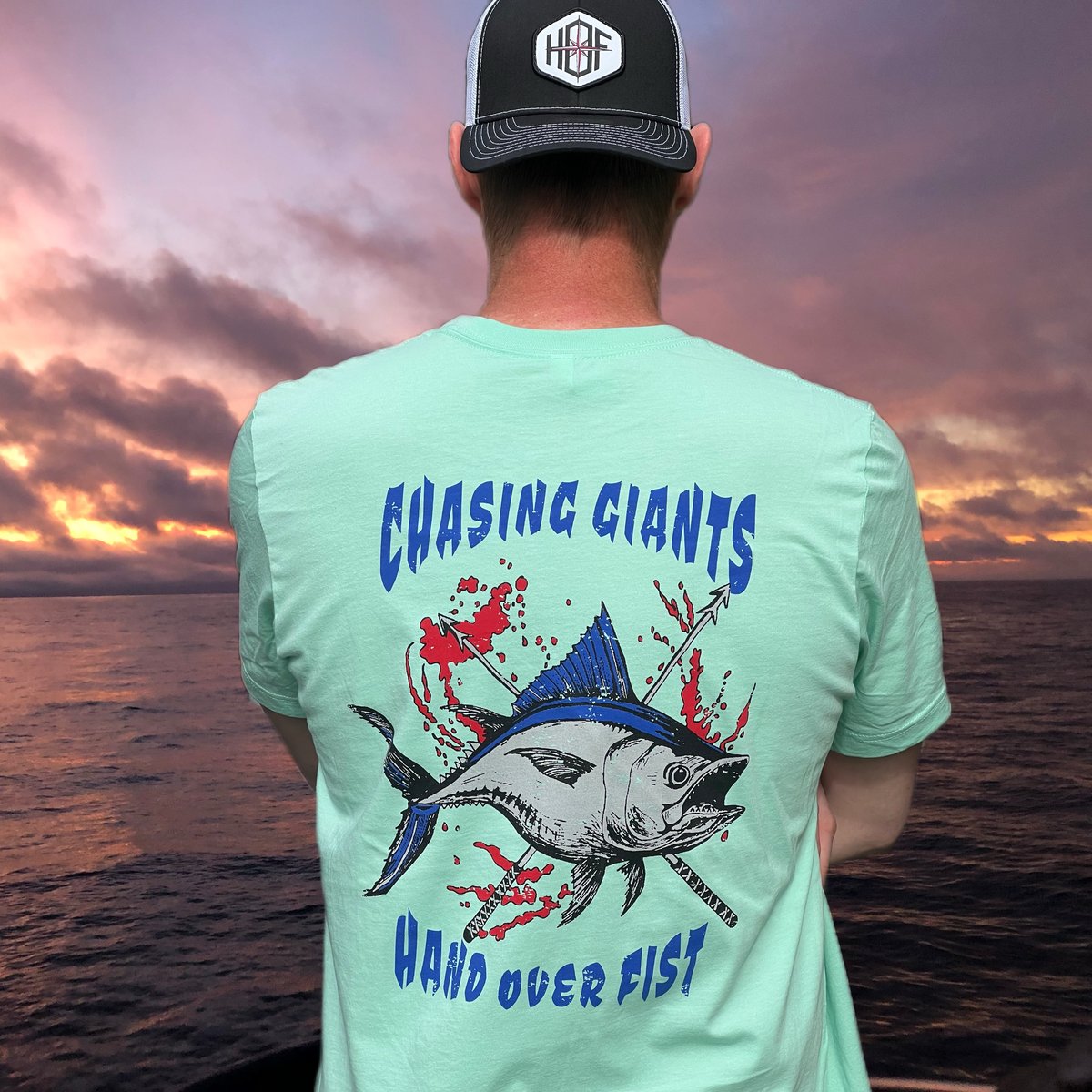 "Chasing Giants" Tee | Living Hand Over Fist